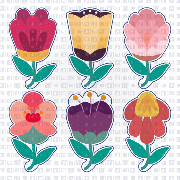 Set Flores Completas 02 – ABCPrint3D