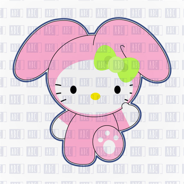 Hello Kitty Conejo 02 – ABCPrint3D